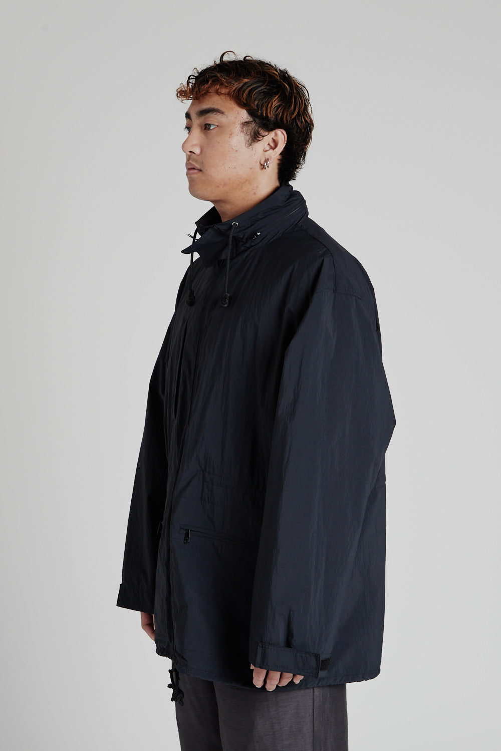 ATON Travel Nylon Packable Jacket - Black | Wallace Mercantile Shop