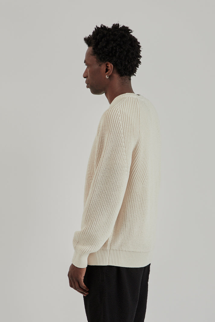 BATONER Signature Crew Neck - Ivory | Wallace Mercantile Shop