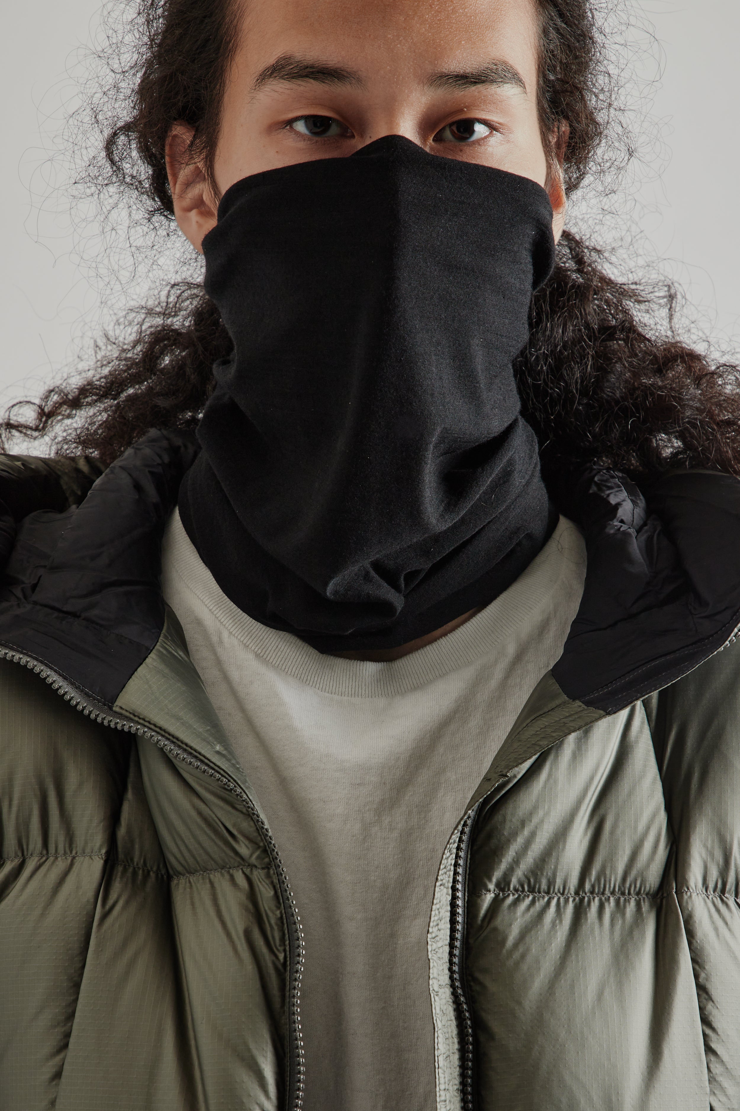 Goldwin Wool Neck Gaiter - Black | Wallace Mercantile Shop