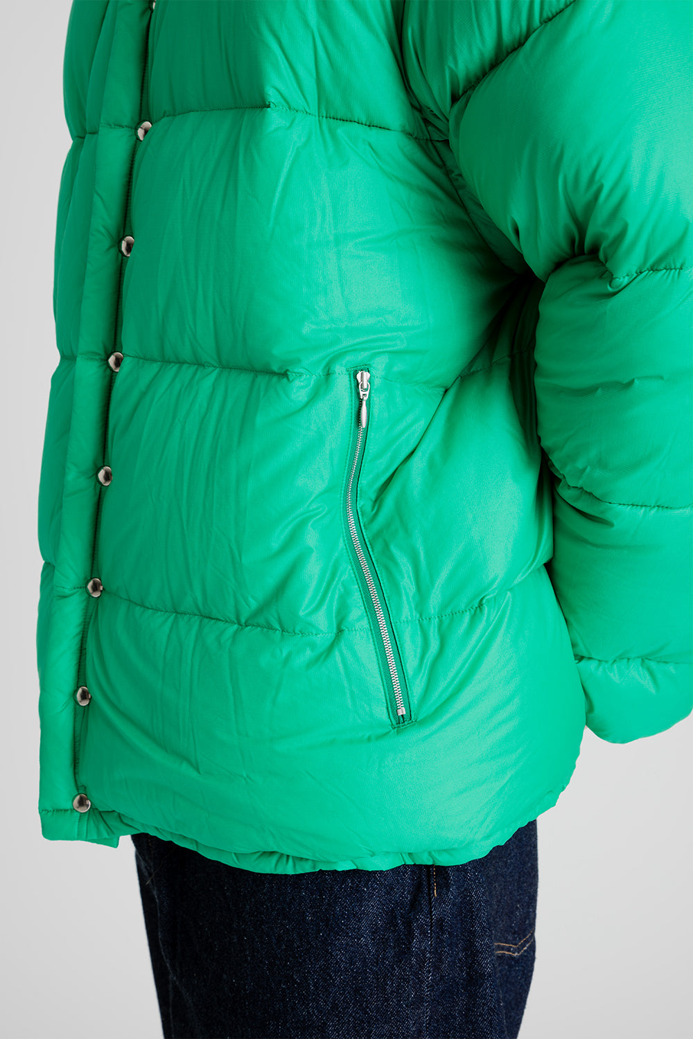 Kaptain Sunshine Mont Blanc Puffer Down Jacket in Kelly Green | Wallac ...
