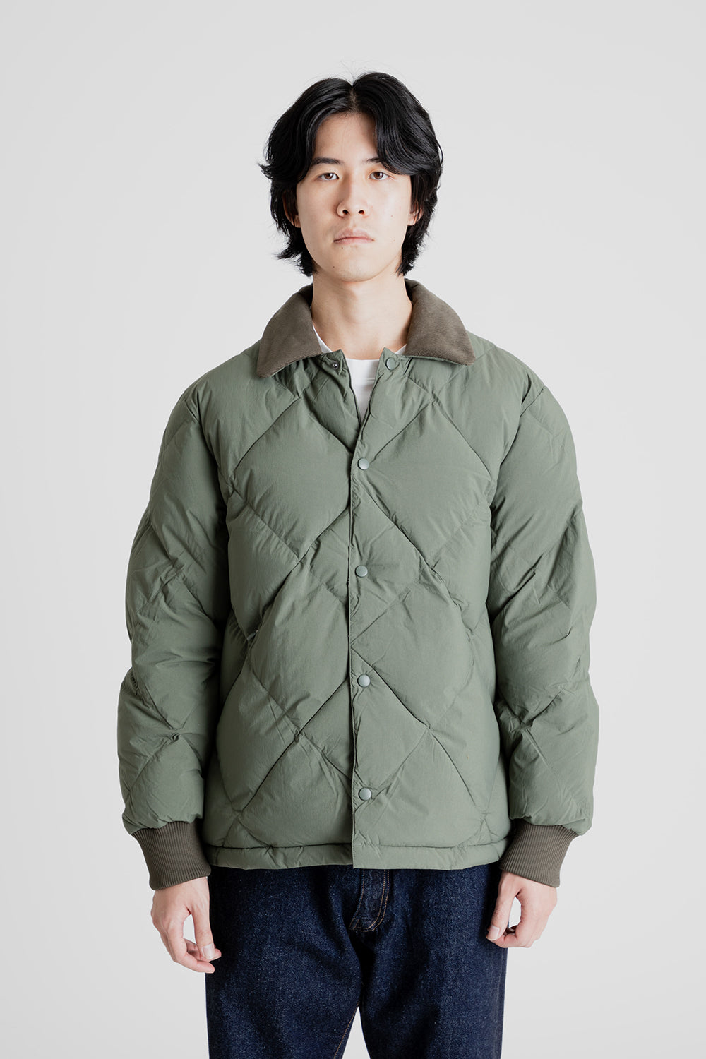Kestin Dunbar Down Jacket in Olive | Wallace Mercantile Shop