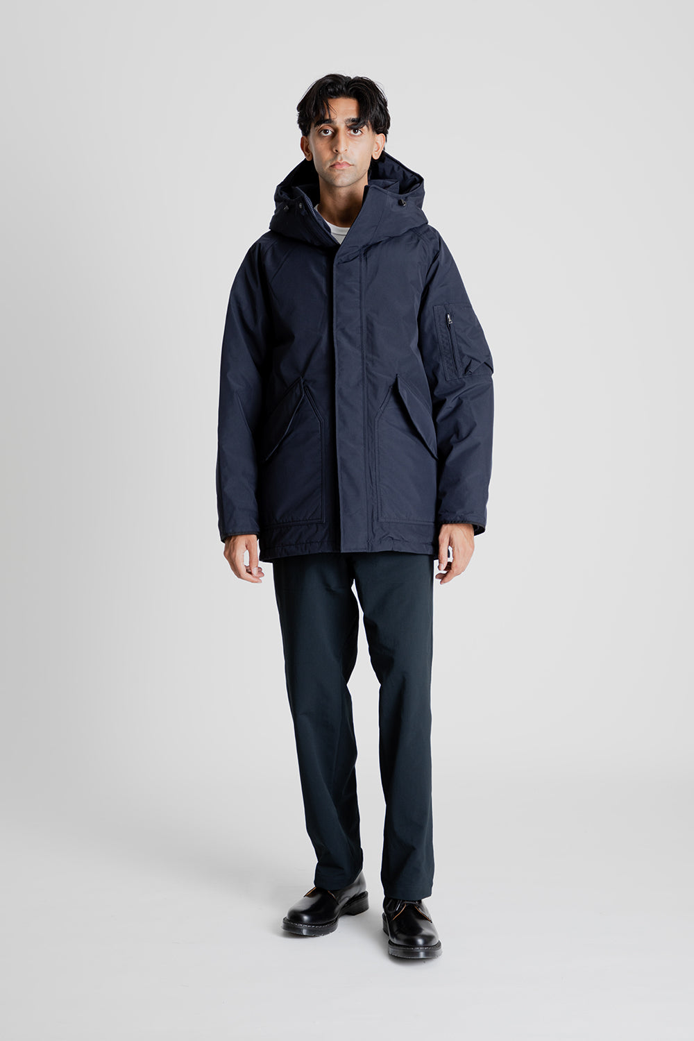 Nanamica Gore-Tex Down Coat in Navy | Wallace Mercantile Shop