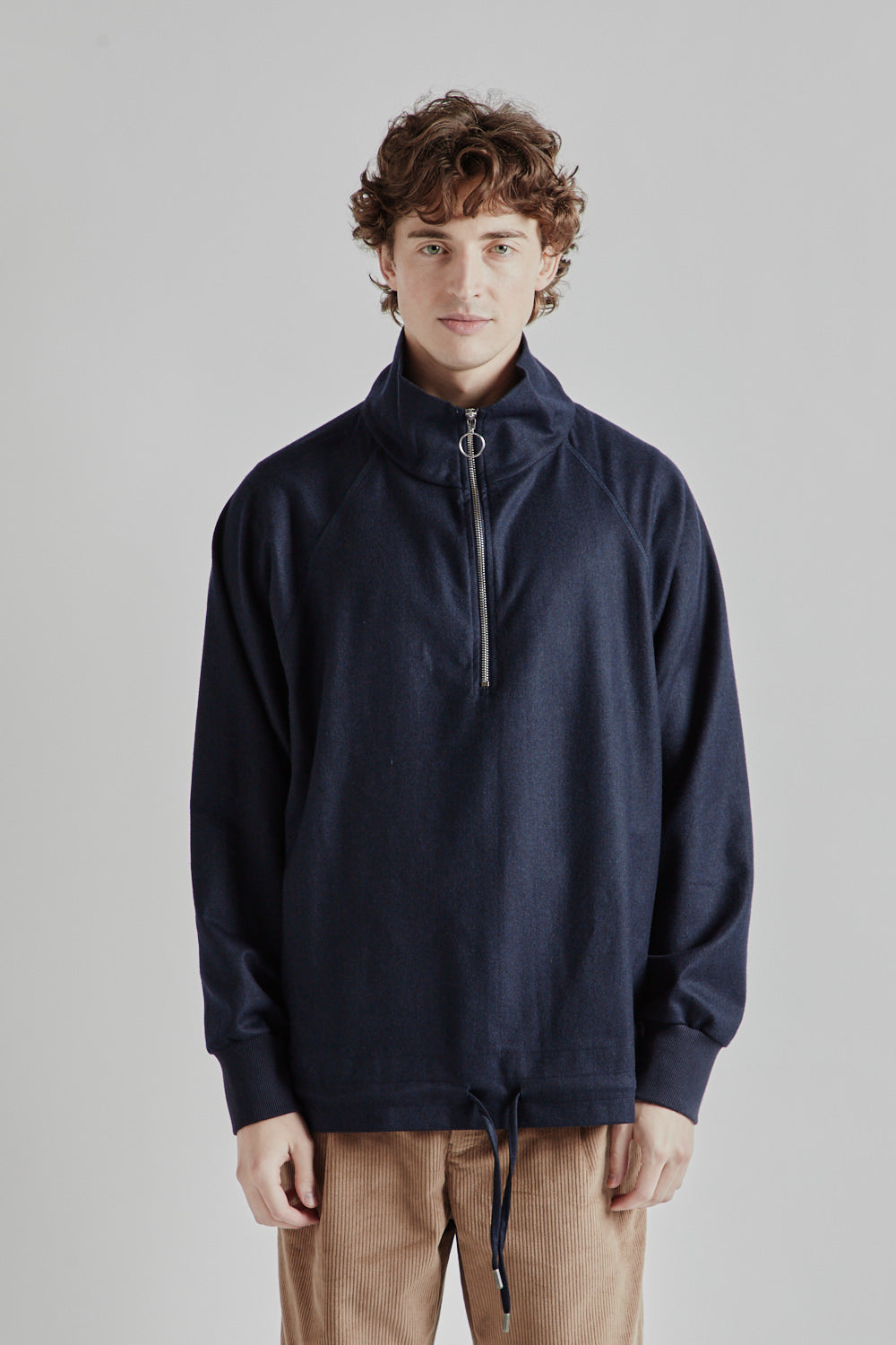 Parages Battle Wool Sweater - Navy | Wallace Mercantile Shop