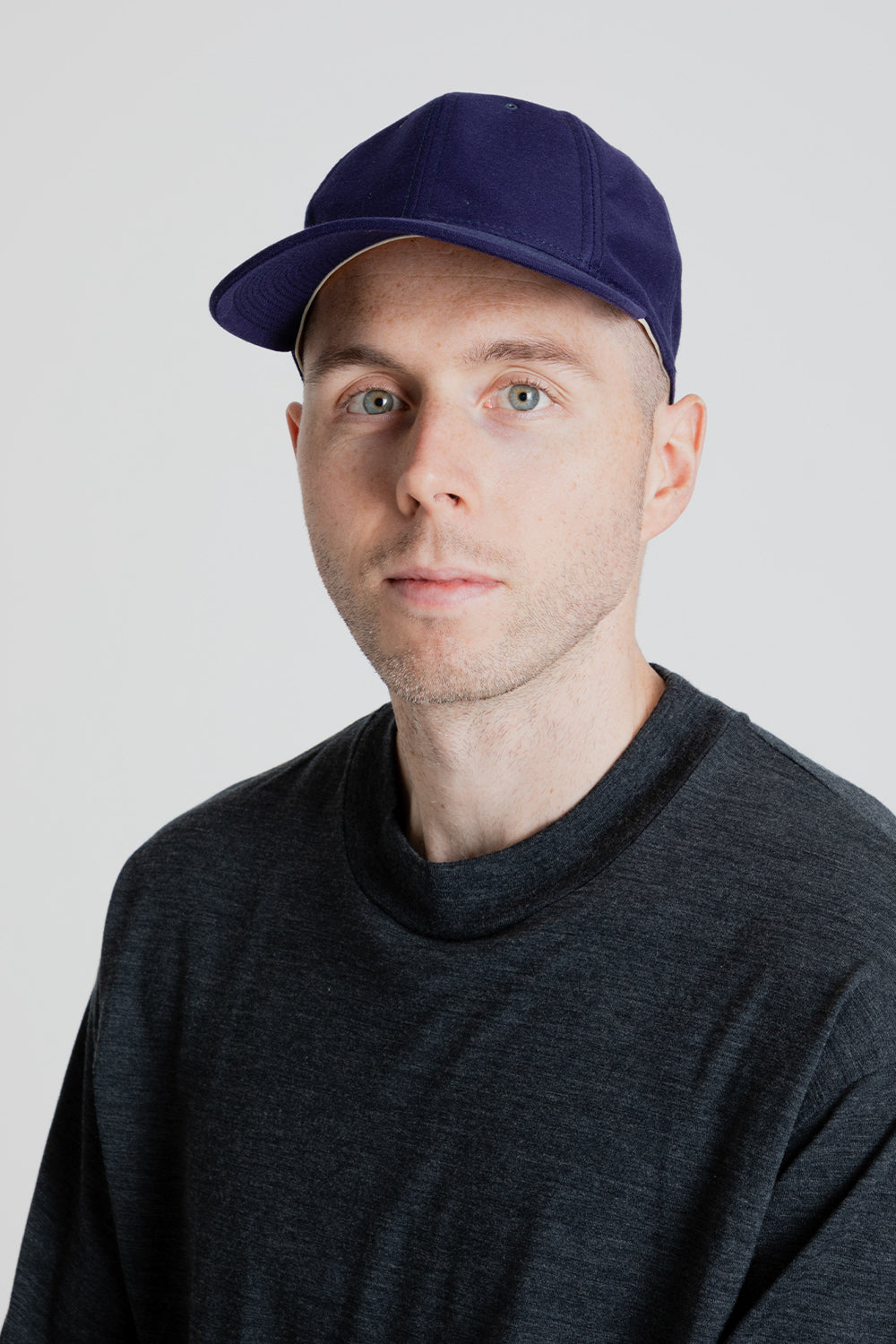 Poten Back Satin Cap in Navy | Wallace Mercantile Shop