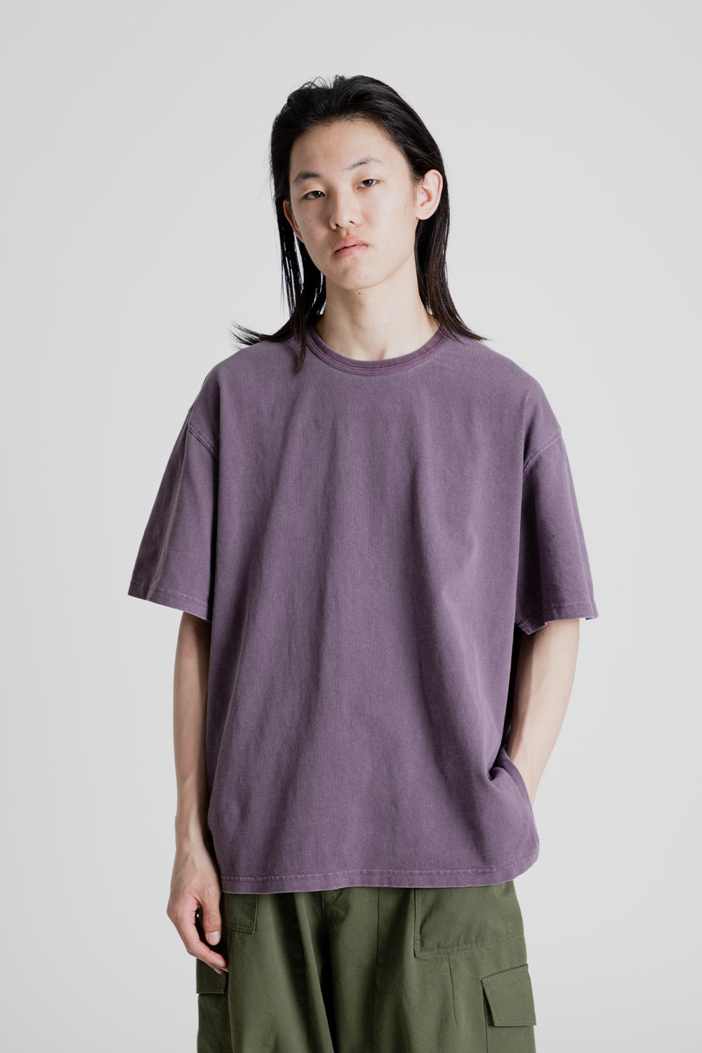 Frizmworks OG Pigment Dyeing Half Tee in Purple | Wallace Mercantile