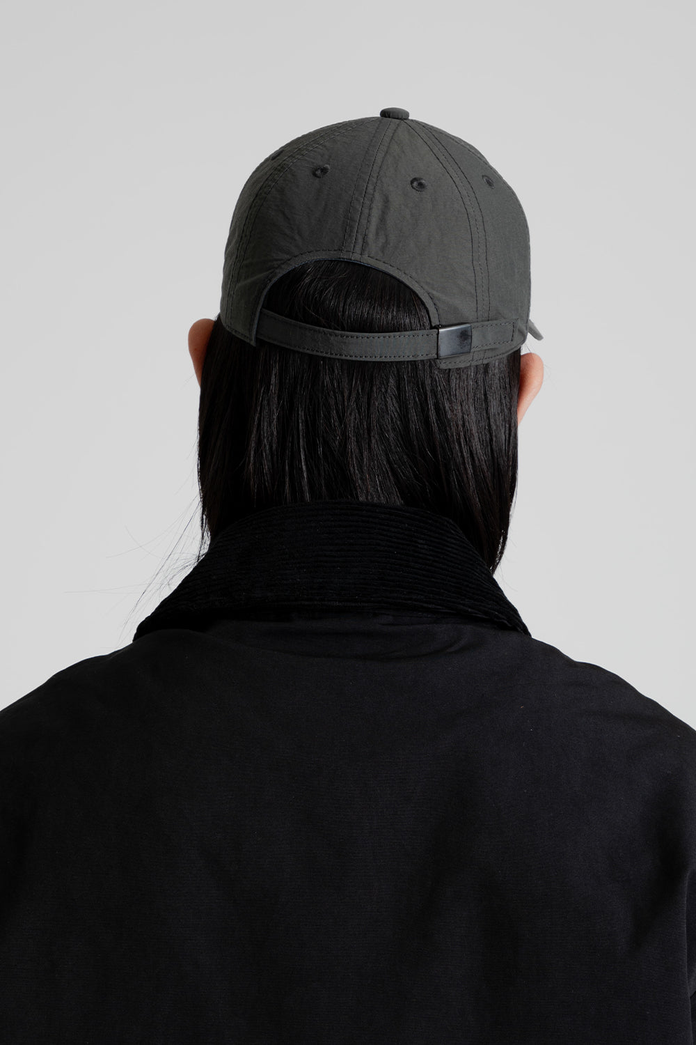Poten Nylon Cap in Charcoal | Wallace Mercantile Shop
