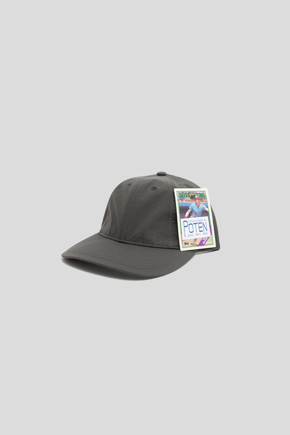 Poten Nylon Cap in Charcoal | Wallace Mercantile Shop